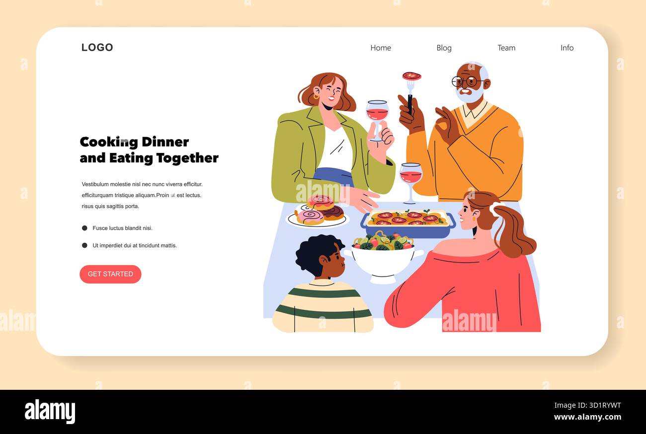 Cooking family wine Stock Vector Images - Alamy