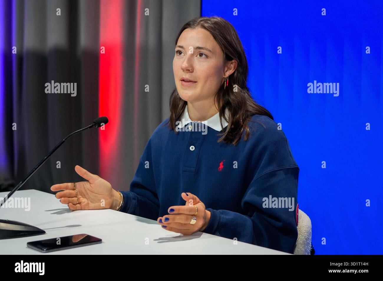 Freestyle moguls skier Jaelin Kauf during Team USA Media Summit, Oct 18 ...