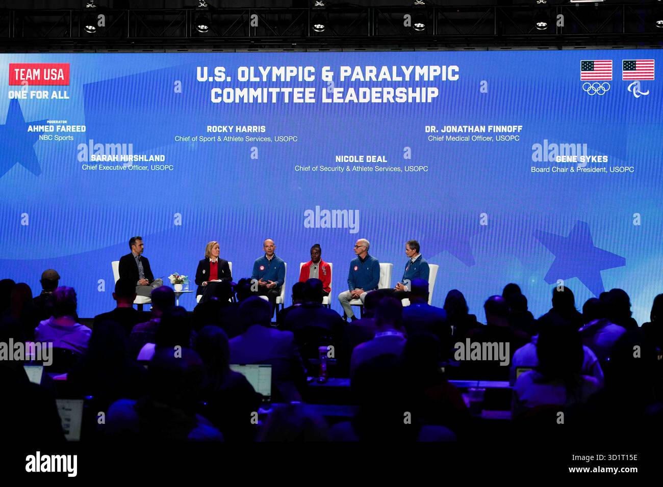 Ahmed Fareed, Sarah Hirshland, Gene Sykes, Rocky Harris, Nicole Deal ...