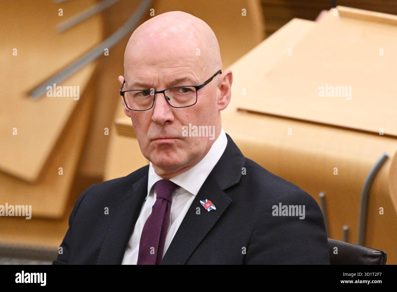 Edinburgh Scotland, UK 29 October 2025. First Minister John Swinney and ...