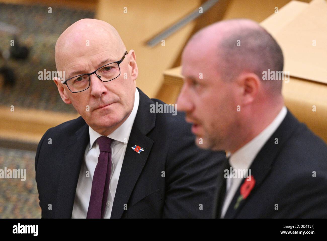 Edinburgh Scotland, UK 29 October 2025. First Minister John Swinney and ...