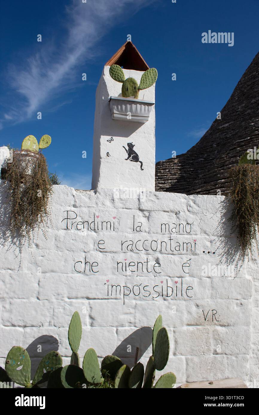 Iconic conical roofs trulli hi-res stock photography and images - Alamy