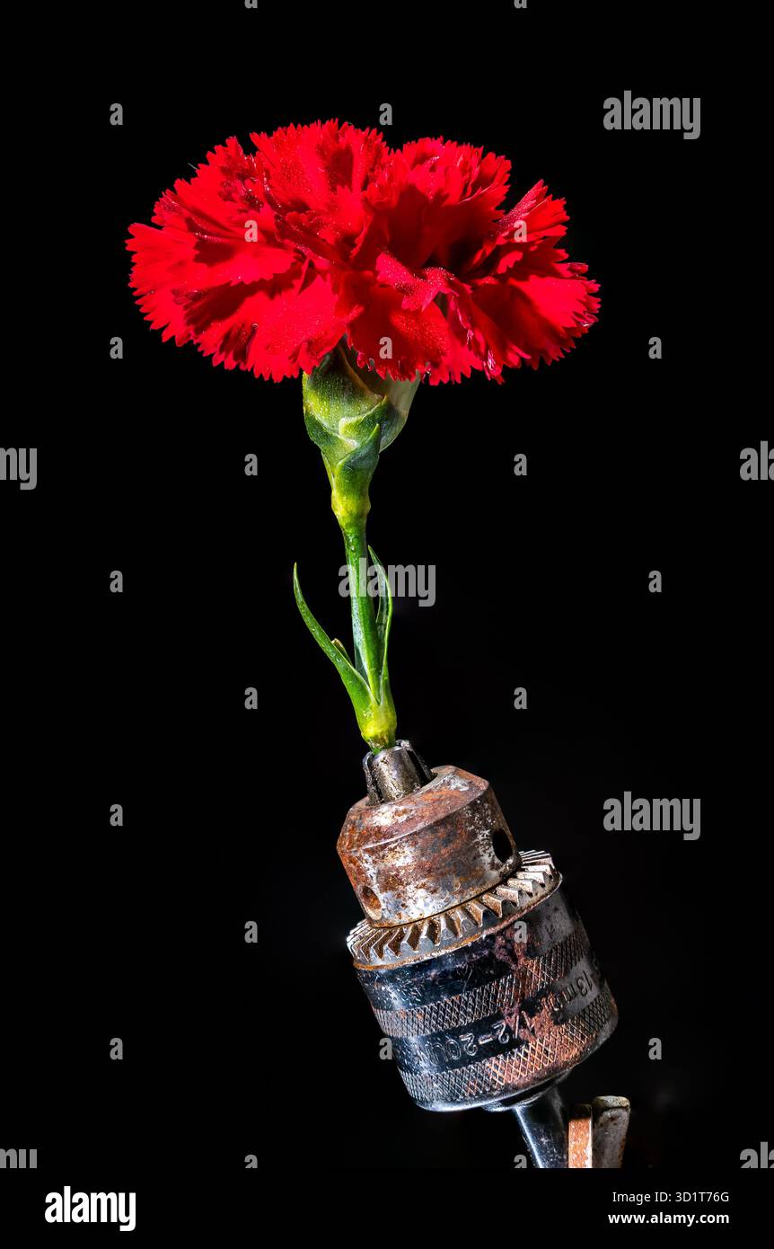 Old rusty drill head hi-res stock photography and images - Alamy