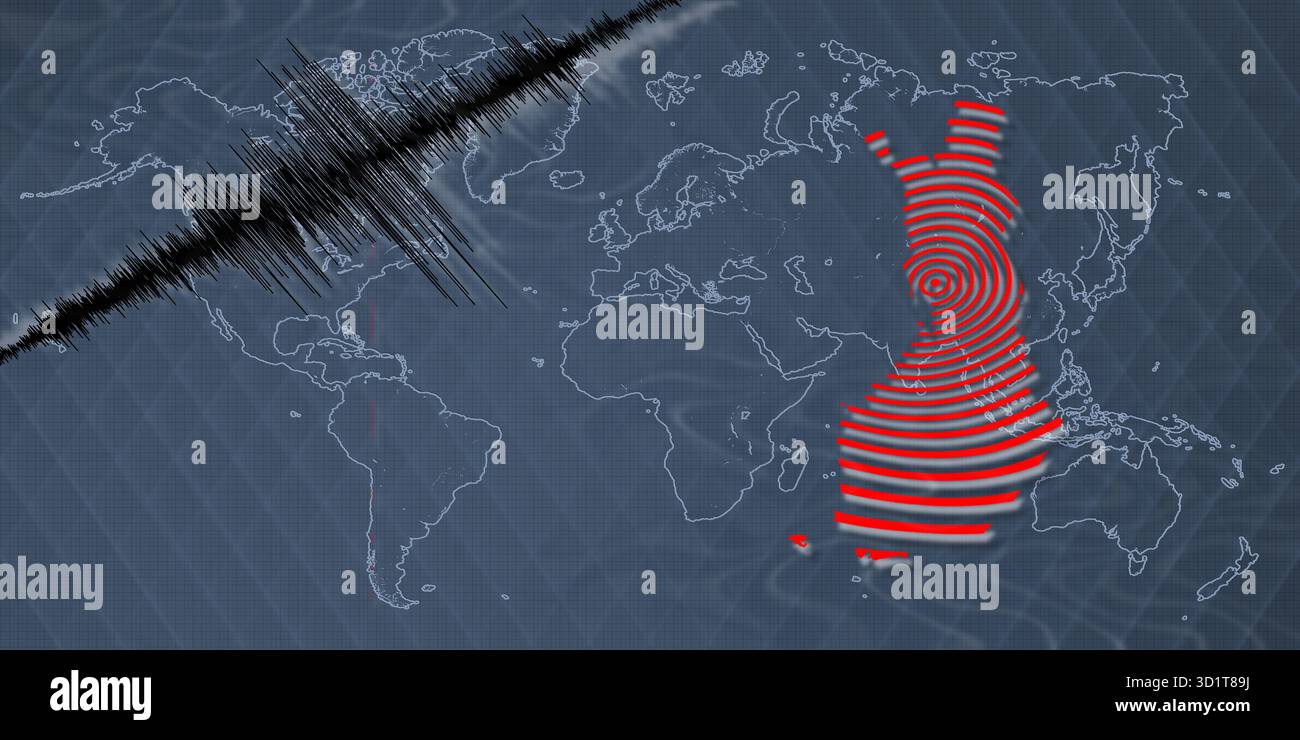 Seismic activity earthquake Finland map Stock Photo - Alamy