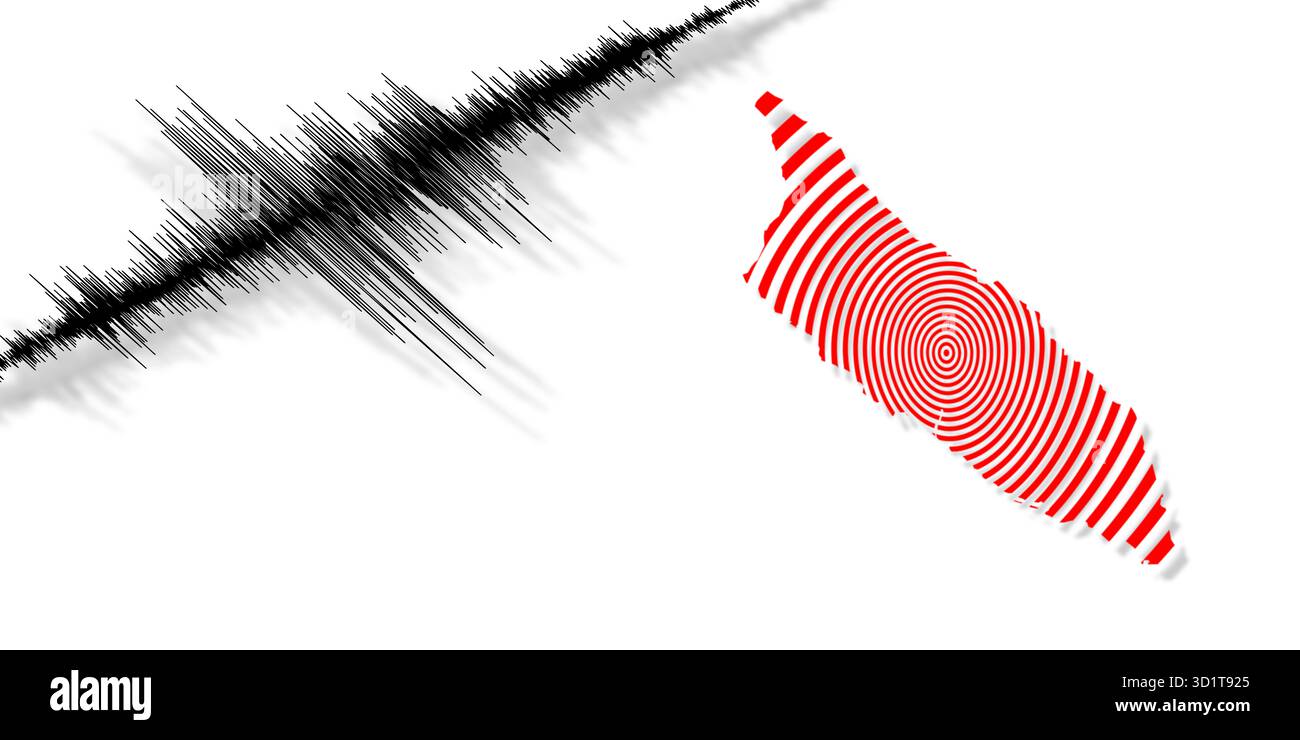 Impact of earthquake Cut Out Stock Images & Pictures - Alamy