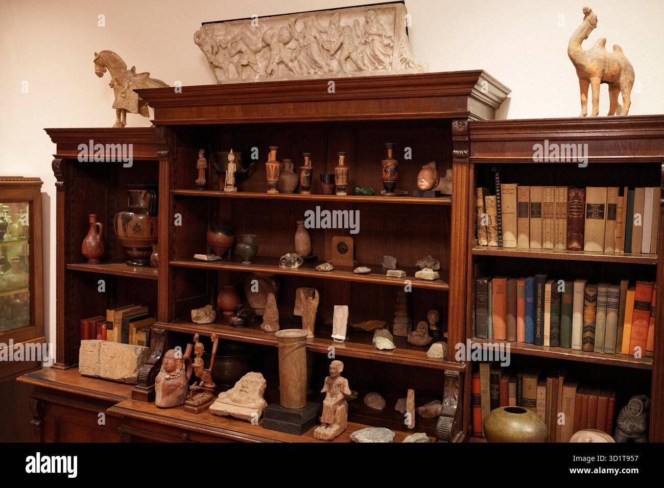 Some of Sigmund Freud's collection of ancient artifacts (including ...