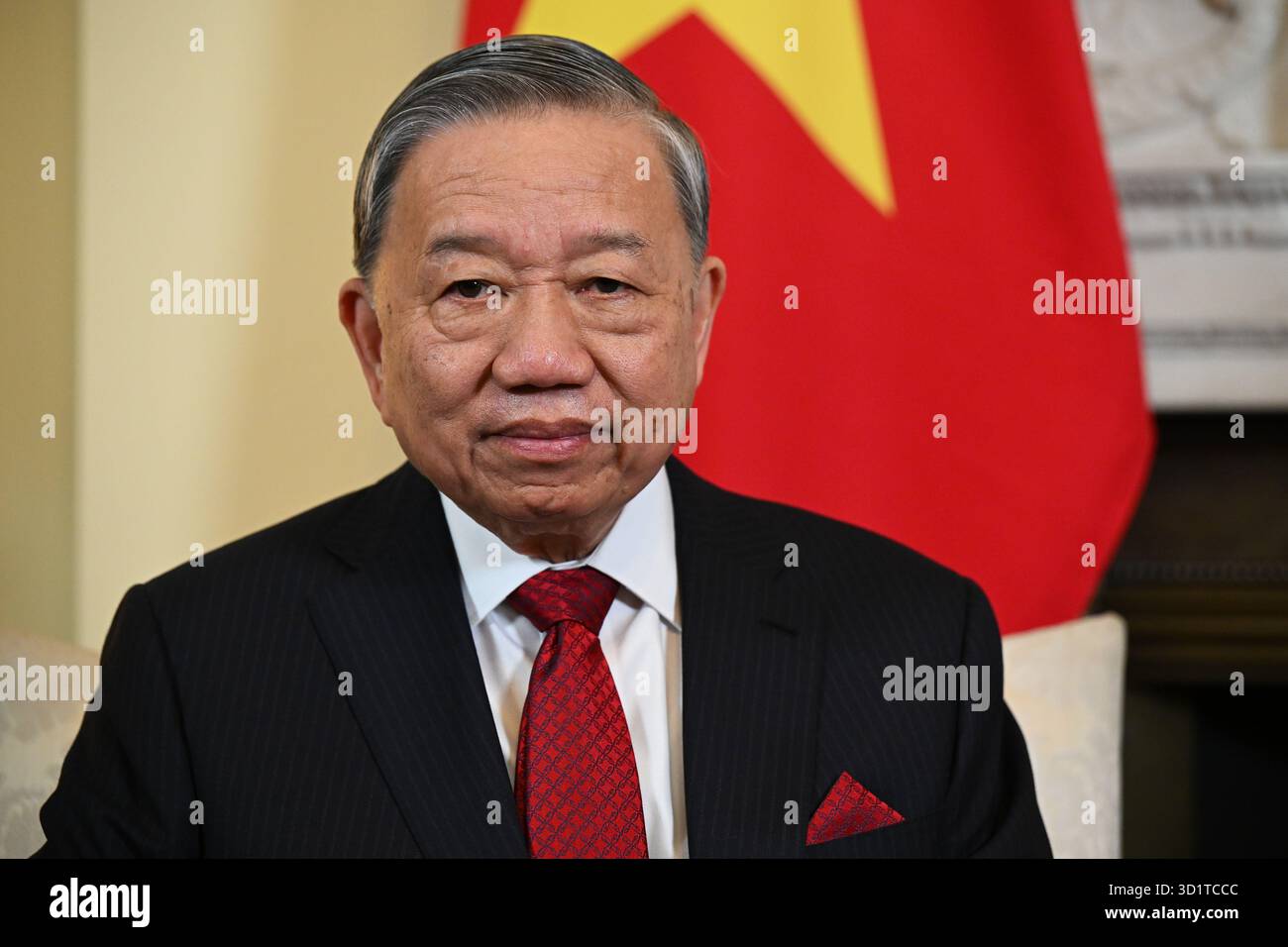 General Secretary of the Communist Party of Vietnam To Lam looks on ...