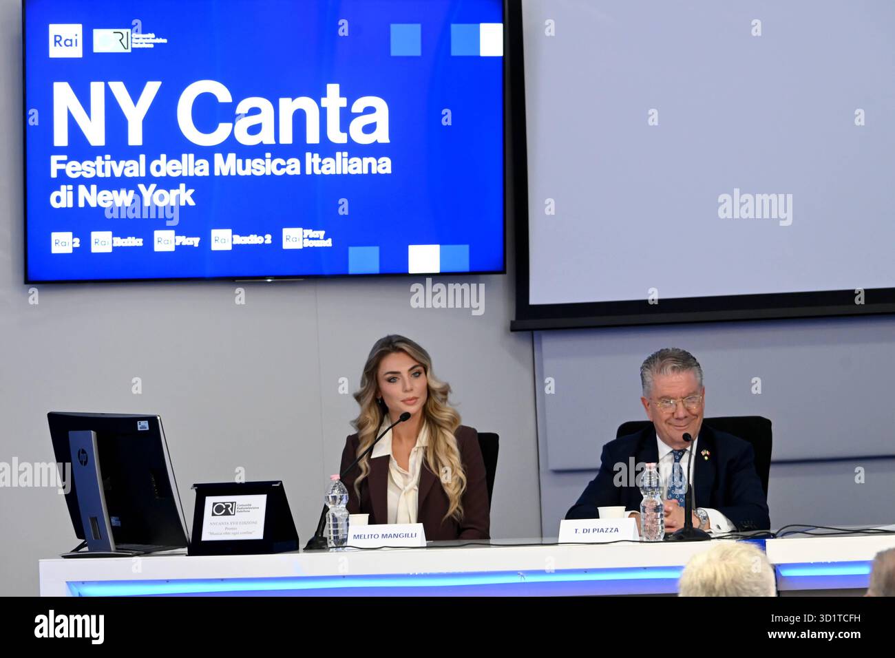 Rome: Rai Headquarters, Via Teulada. Presentation of NY Canta - Italian ...