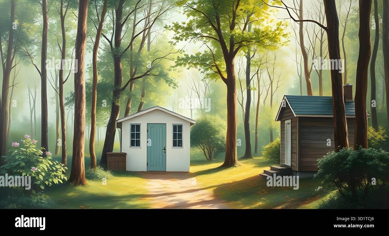 green landscape, oil painting, nature art, countryside, green hills ...