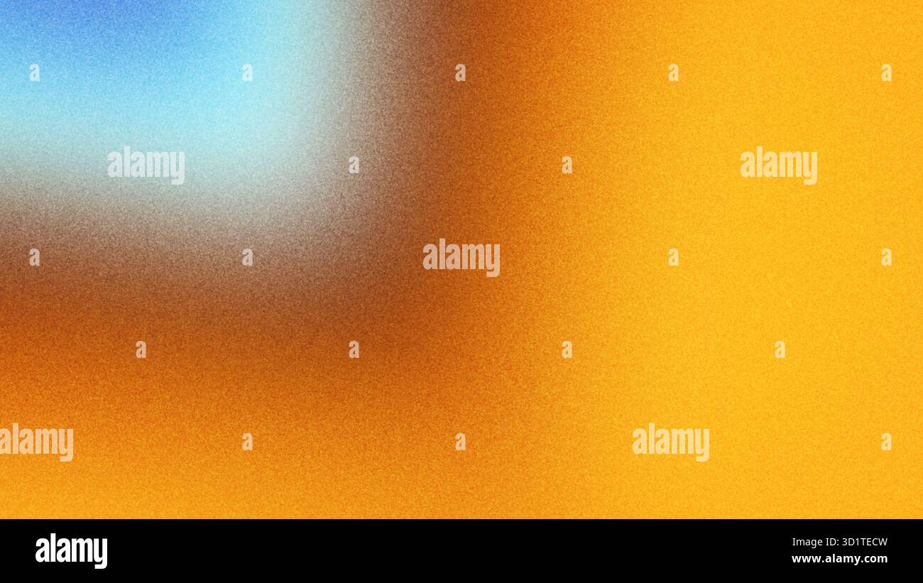 This grainy background features a blend of warm orange and cool blue ...