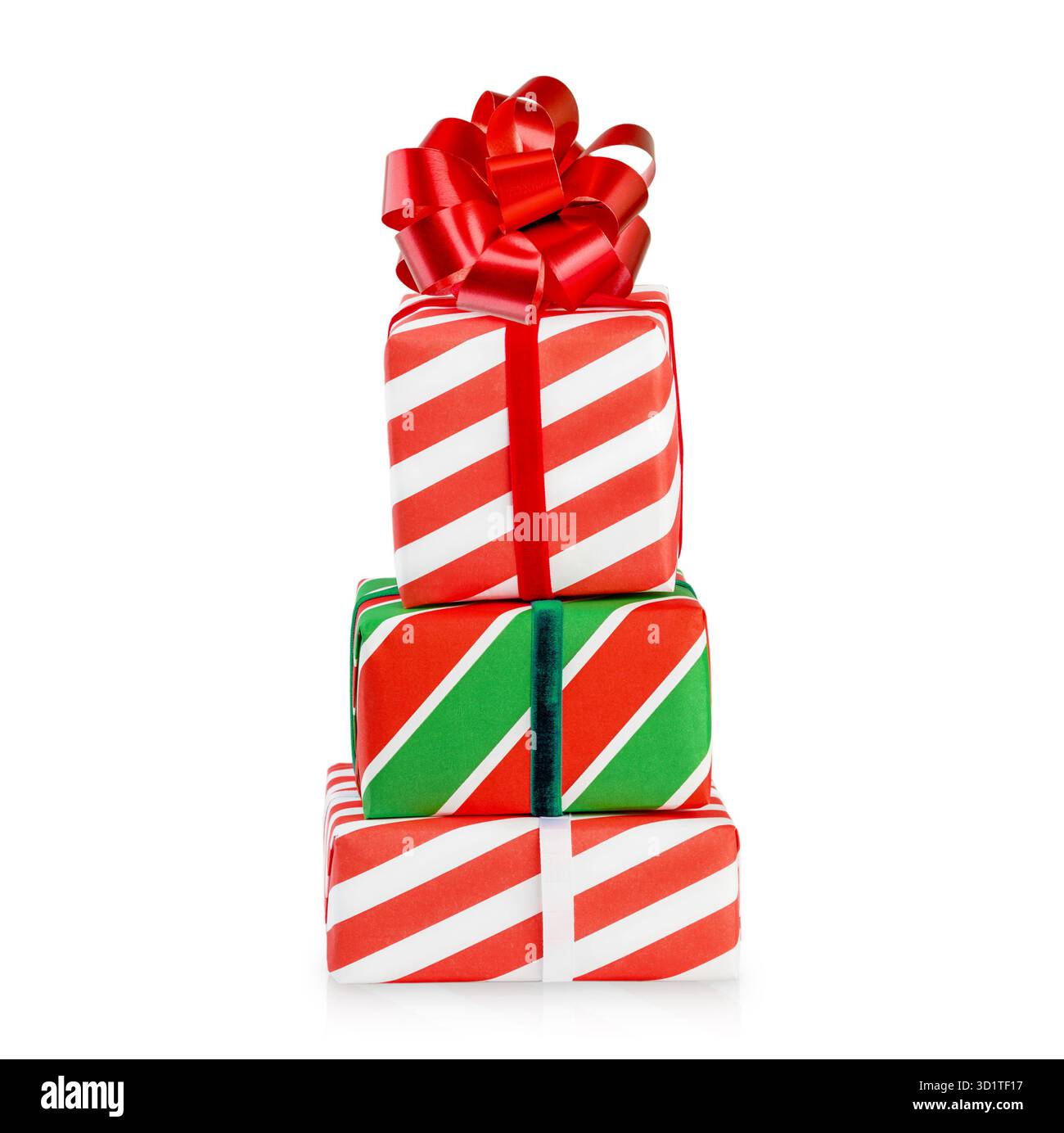 Red ribbons christmas sale Cut Out Stock Images & Pictures - Alamy