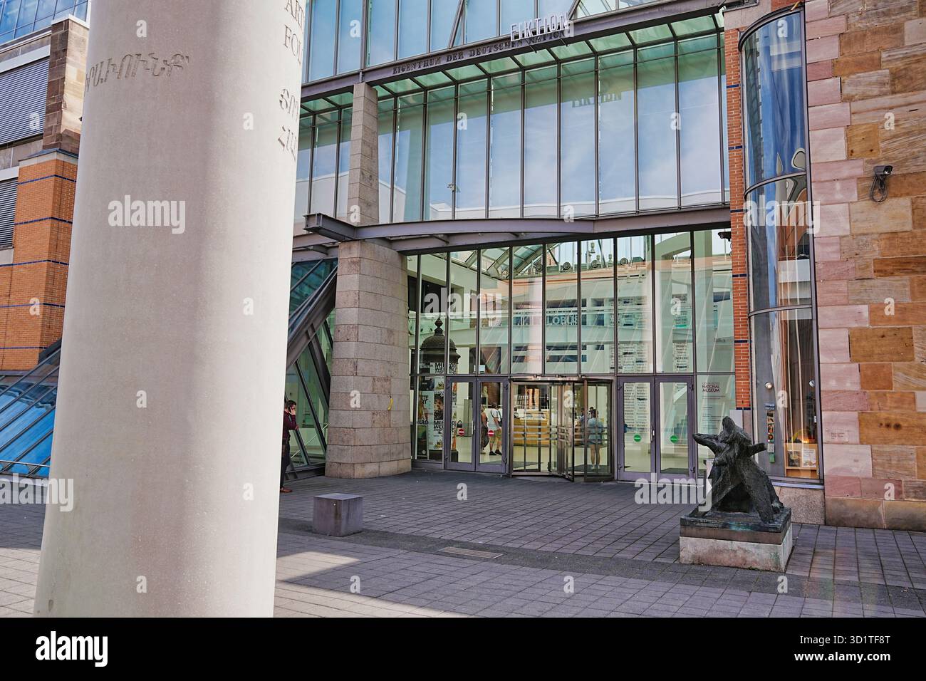 Street of Human Rights in Nuremberg by Dani Karavan 1993, 30 columns ...