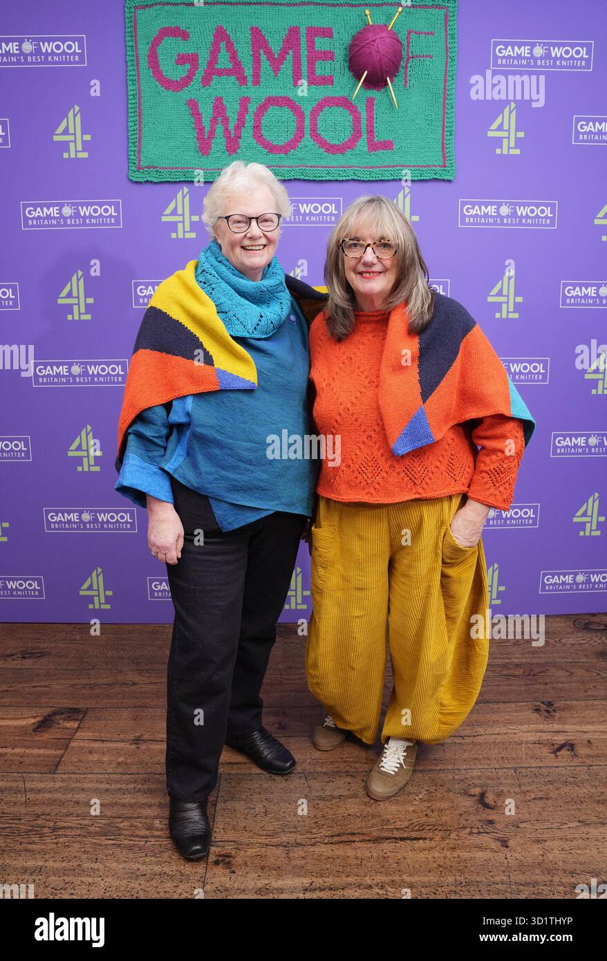 Expert judges on the show, Sheila Greenwell (left), knitter, and Di ...