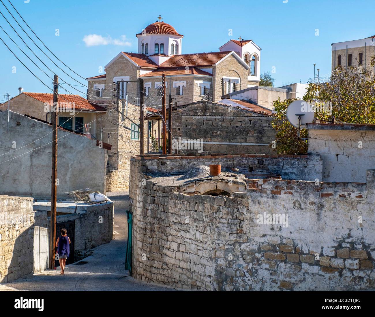 Church of Agia Marina in Dora Village, Limassol district, Cyprus Stock ...