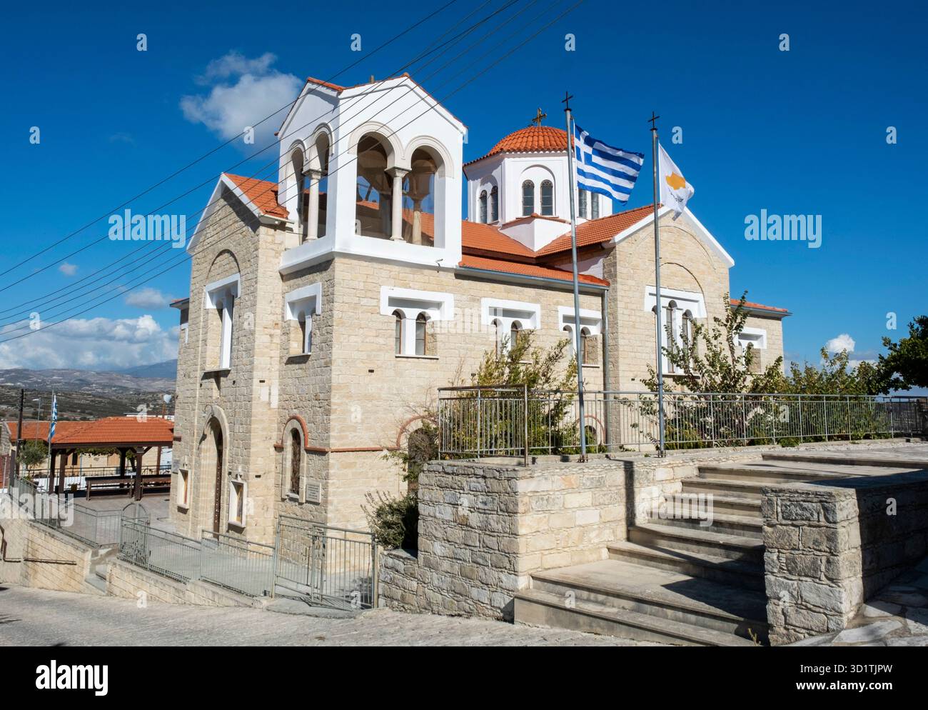 Church of Agia Marina in Dora Village, Limassol district, Cyprus Stock ...