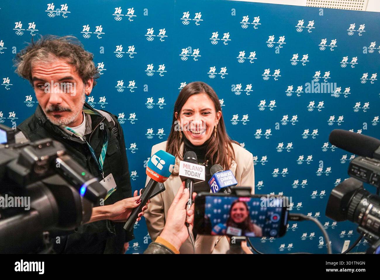 MILAN - Press conference at the Lombardy Region Palace marking the ...