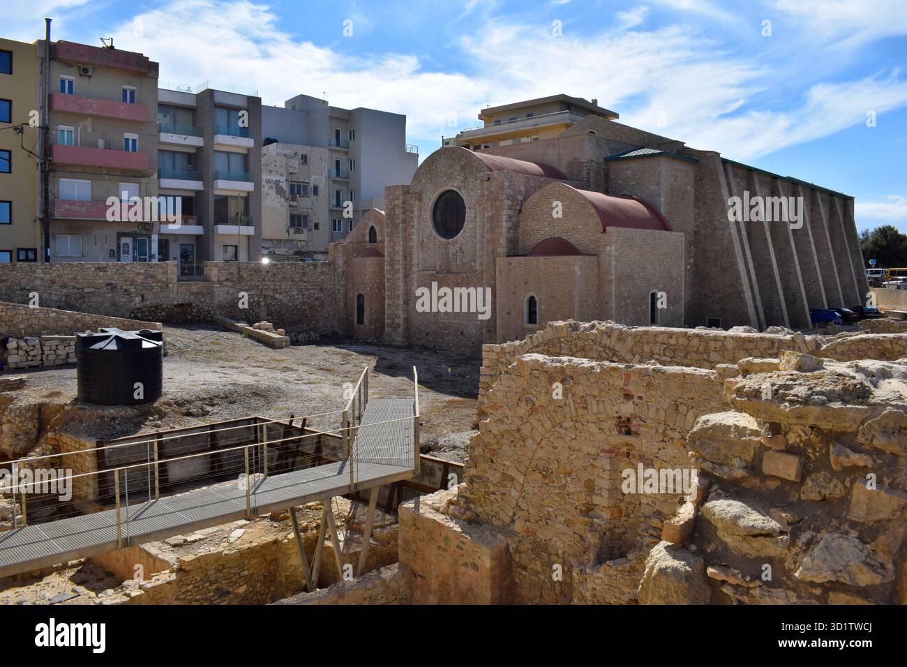 Monastery arkadi kloster arkadi in kreta insel kreta hi-res stock ...