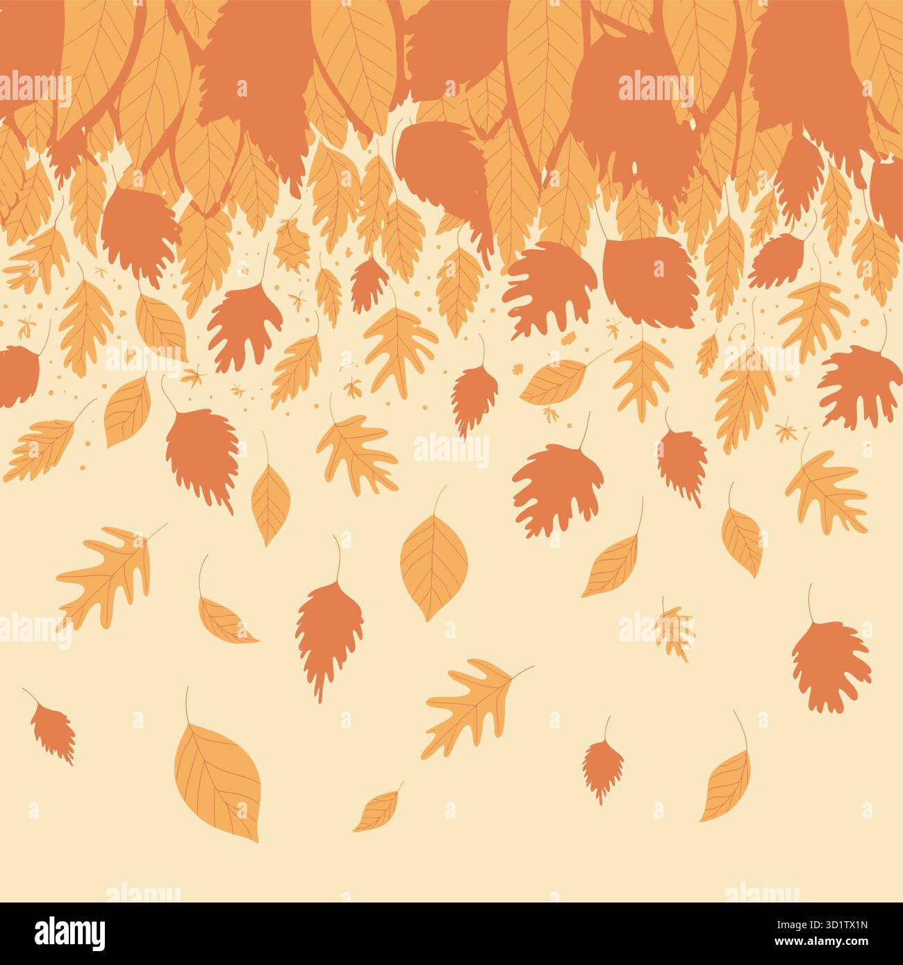 Seasonal autumn background pattern Stock Vector Images - Alamy