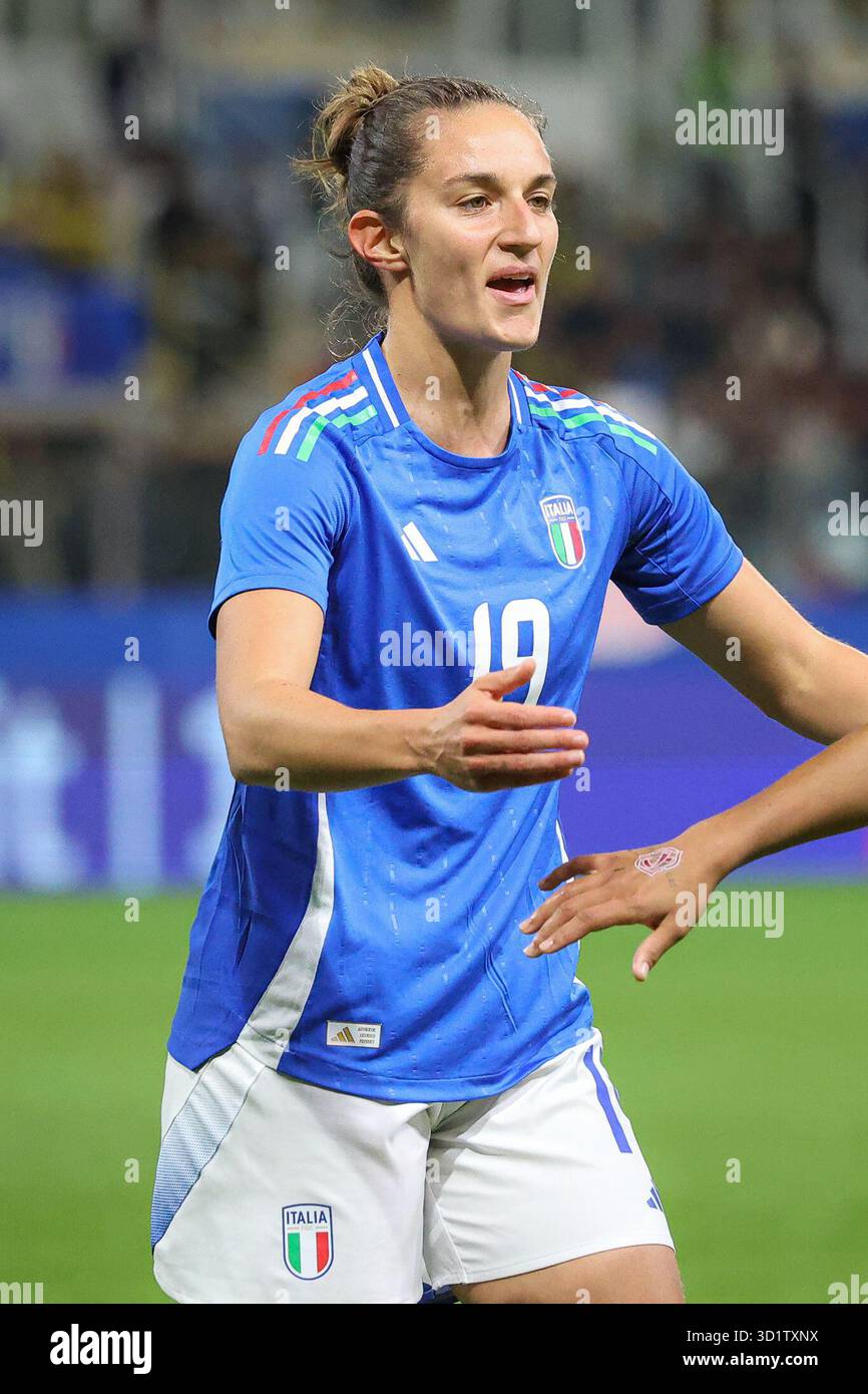 Martina Lenzini during Italy Women vs Brazil Women, Friendly football ...