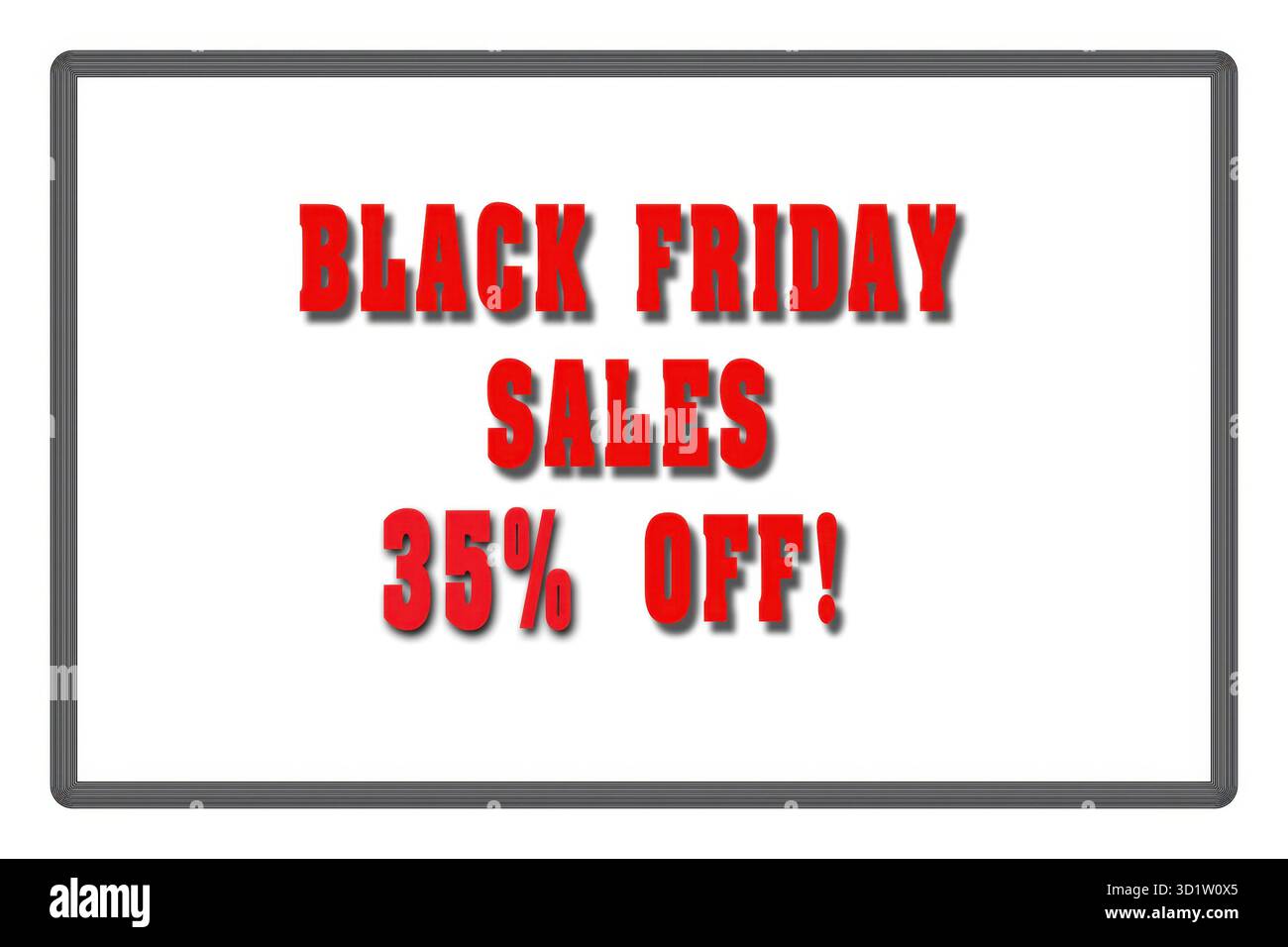 Great shopping offer black Cut Out Stock Images & Pictures - Alamy