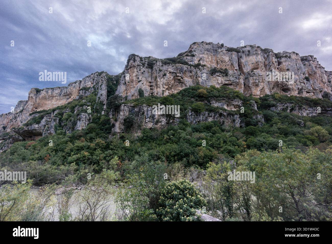 Foz de Lumbier, valley between cliffs, autonomous community of Navarra ...