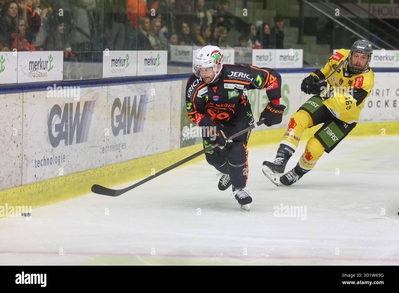 ICE Hockey League game between Moser Medical Graz 99ers and HC ...