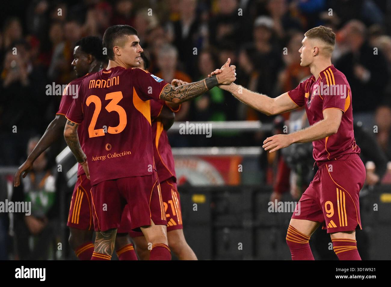 Artem Dovbyk of A.S. Roma celebrates after scoring the goal of 2-0 ...