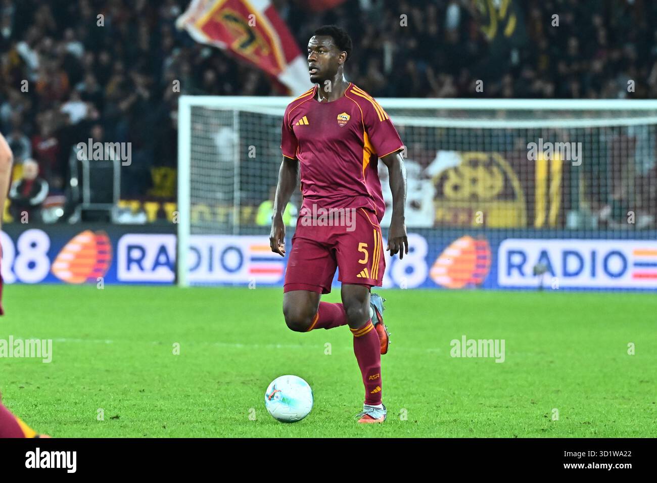 Evan Ndicka of As Roma 1927 during match between AS Roma and Parma ...
