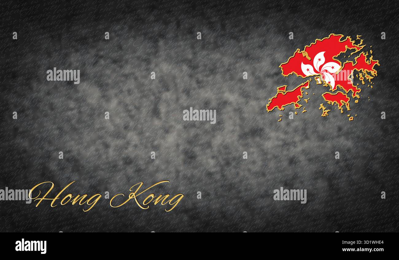 Hong kong symbols map hi-res stock photography and images - Alamy