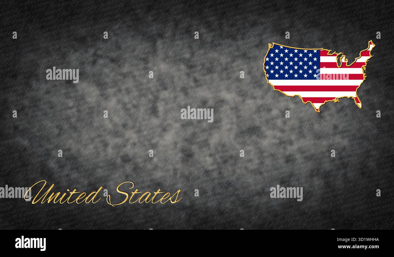 Washington symbols map hi-res stock photography and images - Alamy