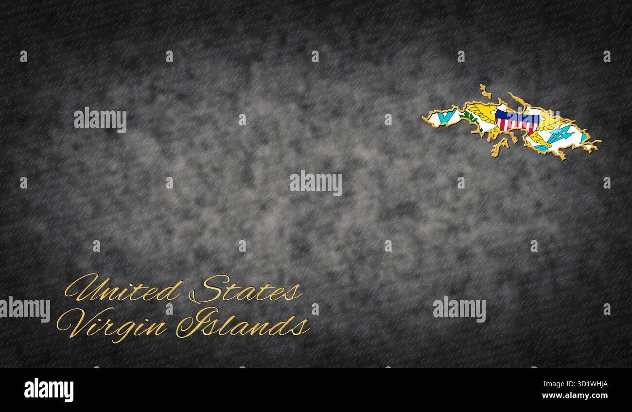 United States Virgin Islands Symbols, Map of United States Virgin ...