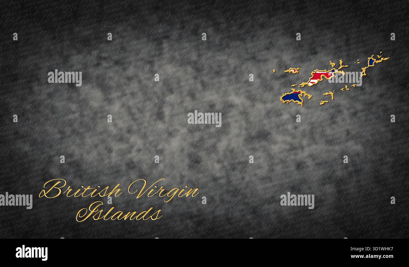 British Virgin Islands Symbols, Map of British Virgin Islands ...