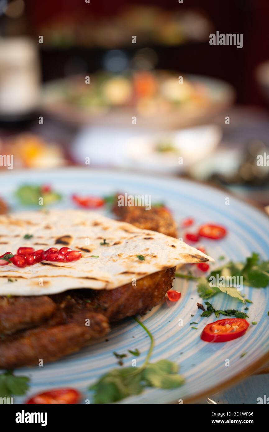Flatbread serving idea hi-res stock photography and images - Alamy