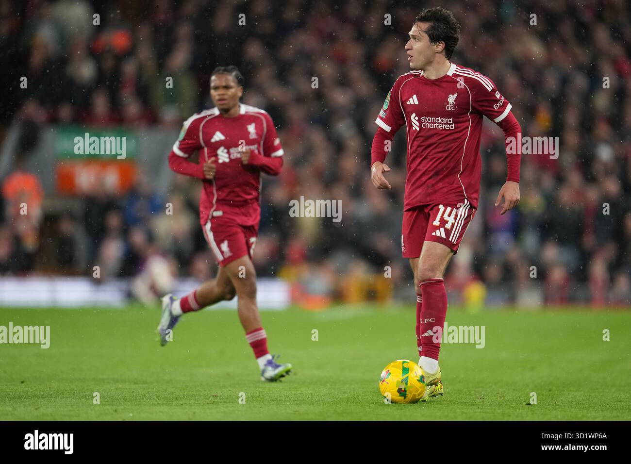Liverpool's Federico Chiesa in action during the FA Cup fourth round ...