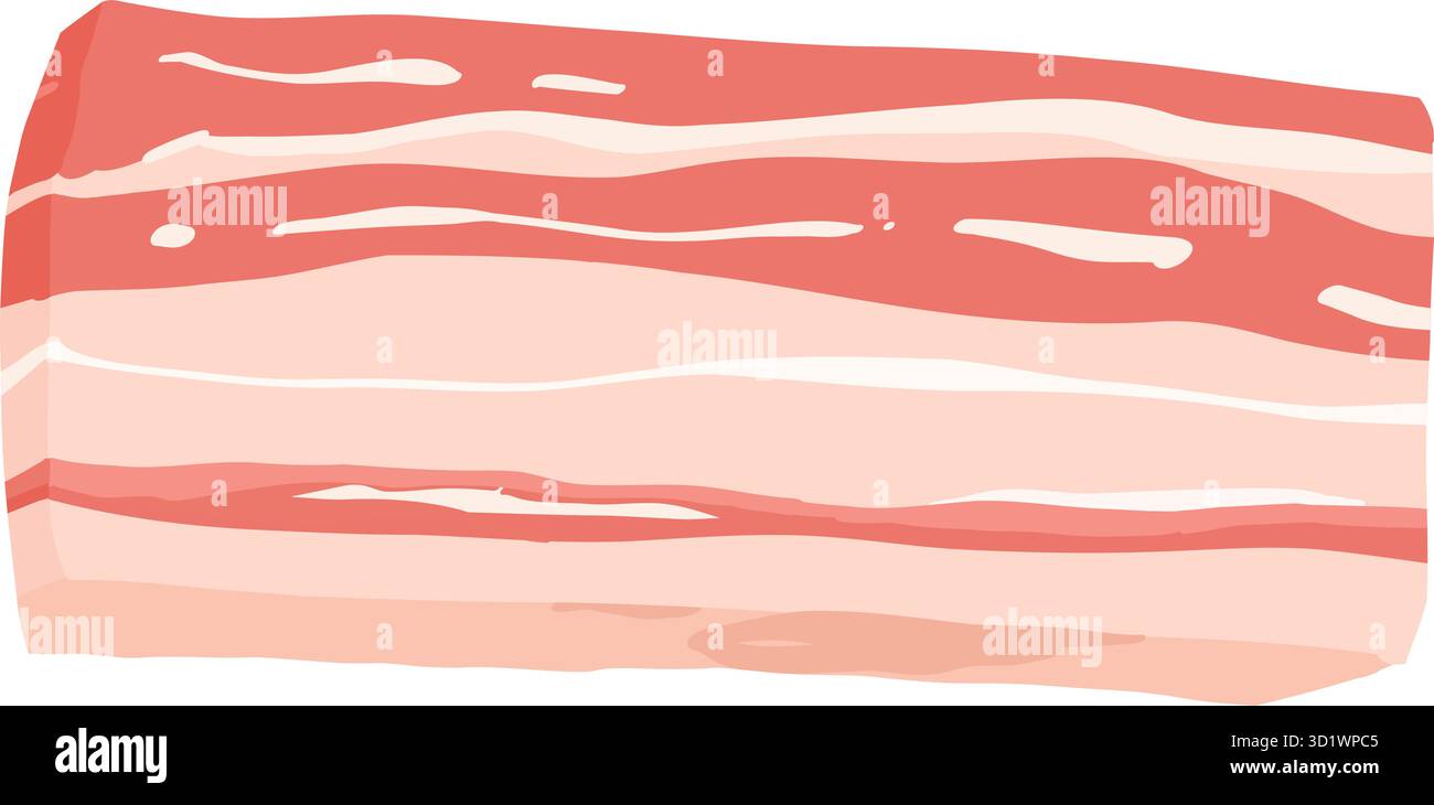 Cartoon meat product. Chicken, sausages and sausages. Steaks, pork ...
