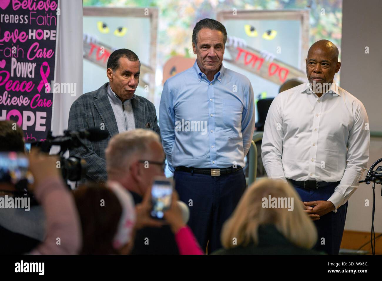 Former New York Governor David Paterson, left, and New York City Mayor ...