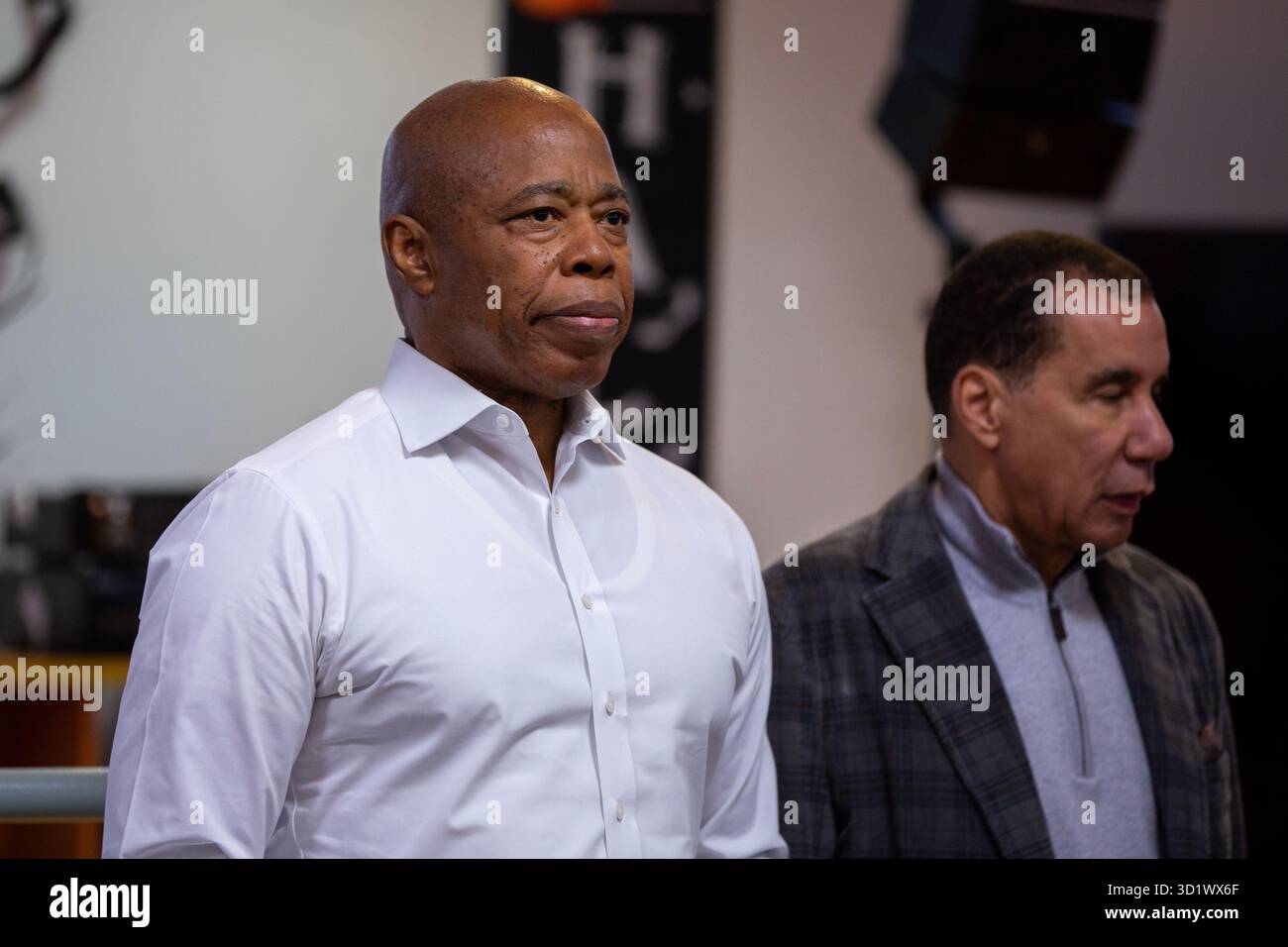 New York City Mayor Eric Adams and former New York Governor David ...