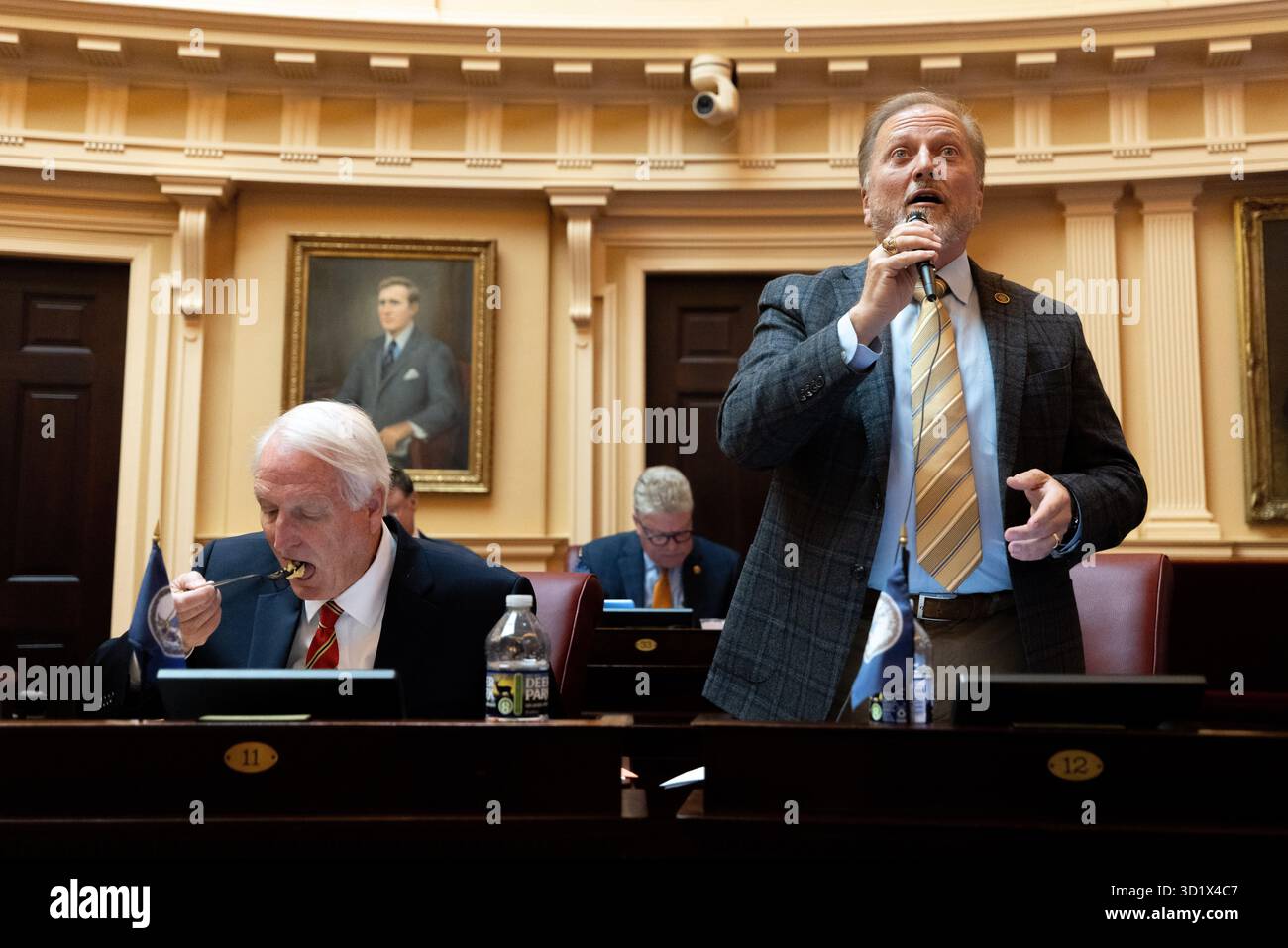 Sen. Chris Head, R-Botetourt, right, speaks during a special ...