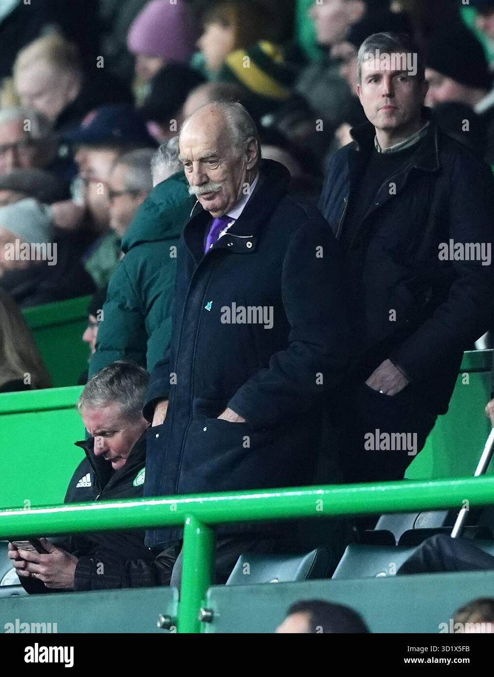 Celtic owner Dermot Desmond during the William Hill Premiership match ...