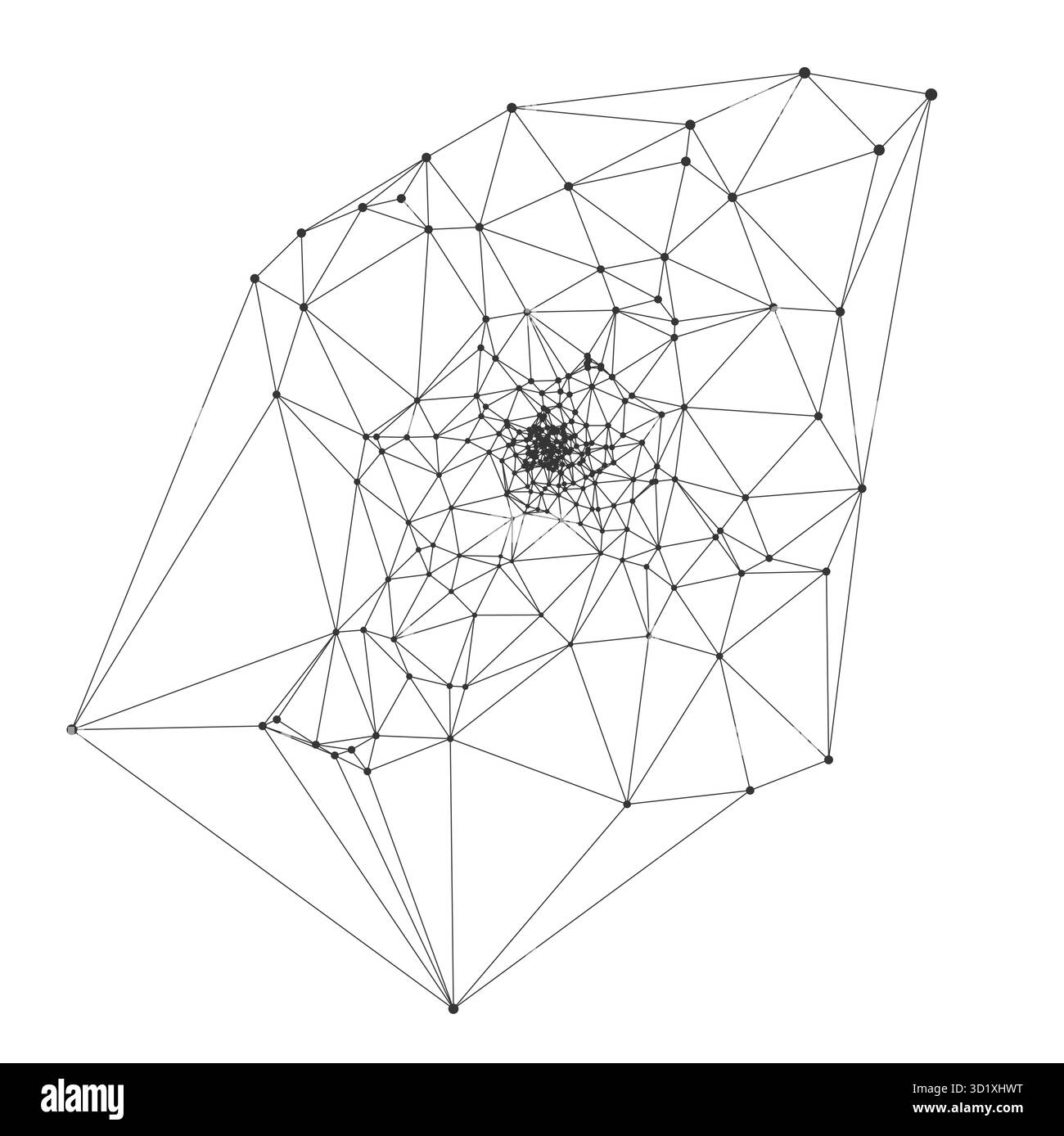 Lines and nodes Cut Out Stock Images & Pictures - Alamy