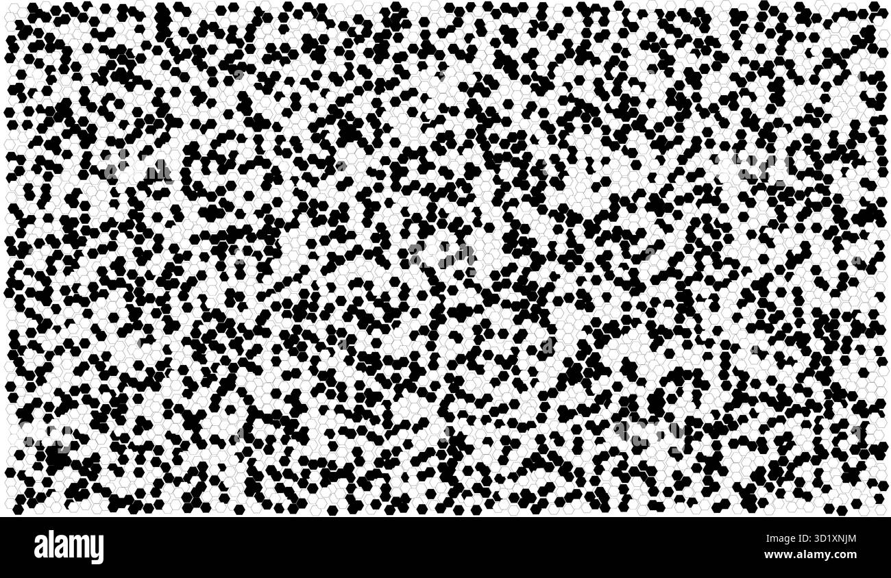 Background hexagon pattern bold Cut Out Stock Images & Pictures - Alamy