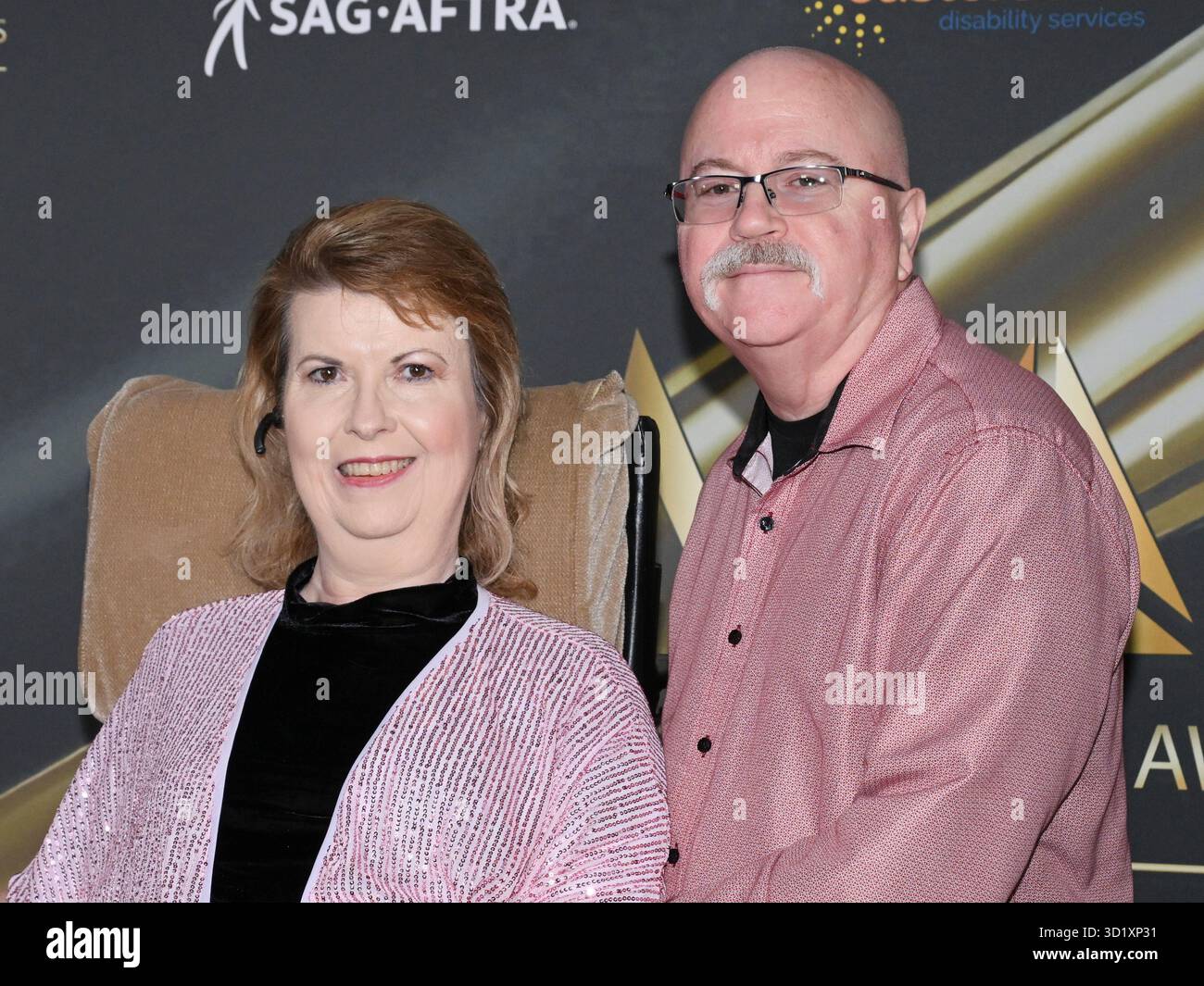 October 8, 2025, Hollywood, California, USA: JENNI GOLD and JEFF ...