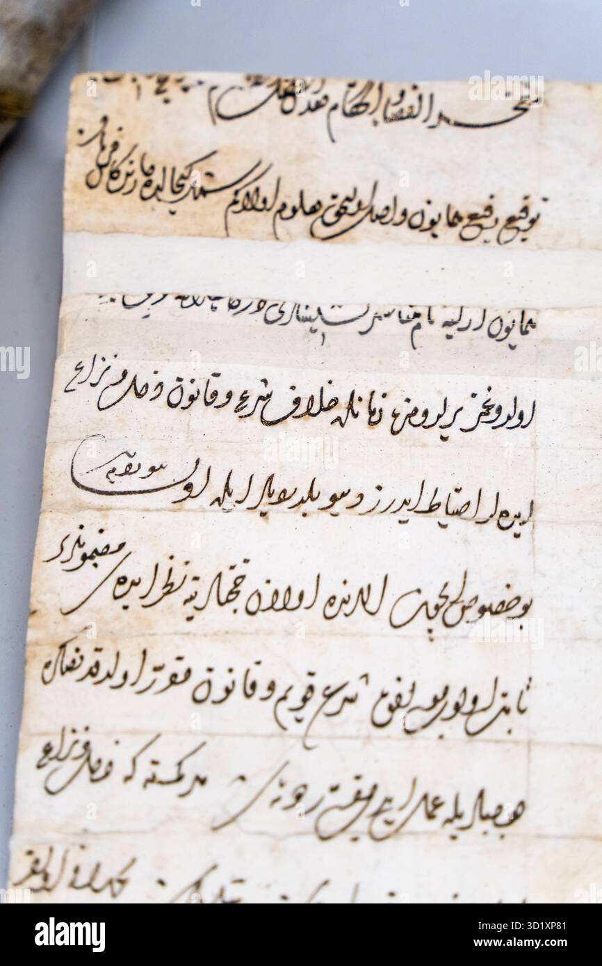 Ottoman signature Firman granting rights to the monasteryRila Monastery ...