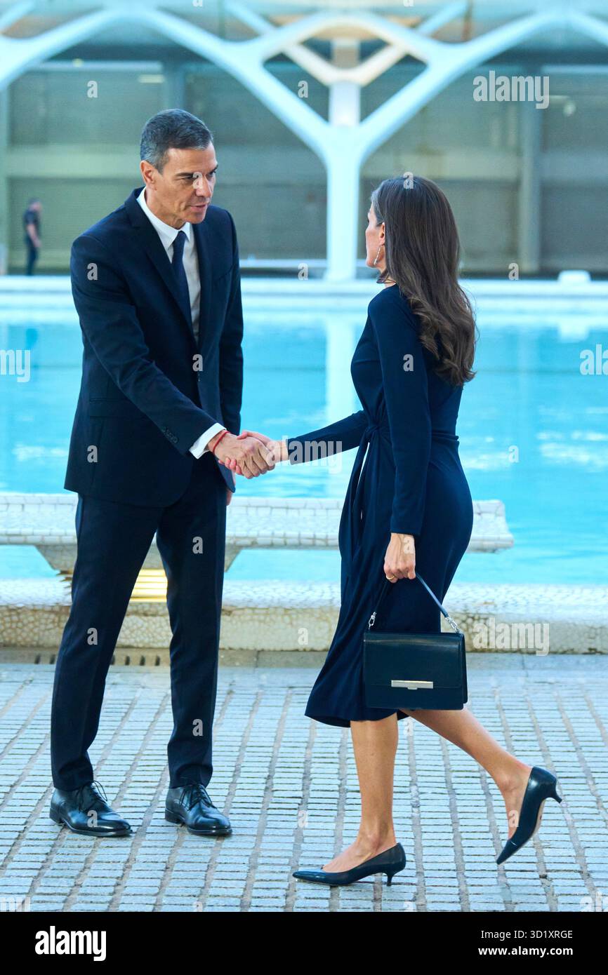 Valencia. Spain. 20251029, Queen Letizia of Spain attends State funeral ...