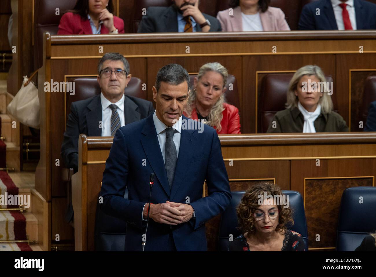 Madrid, Spain. 29th Oct, 2025. Pedro Sánchez, President of the Spanish ...