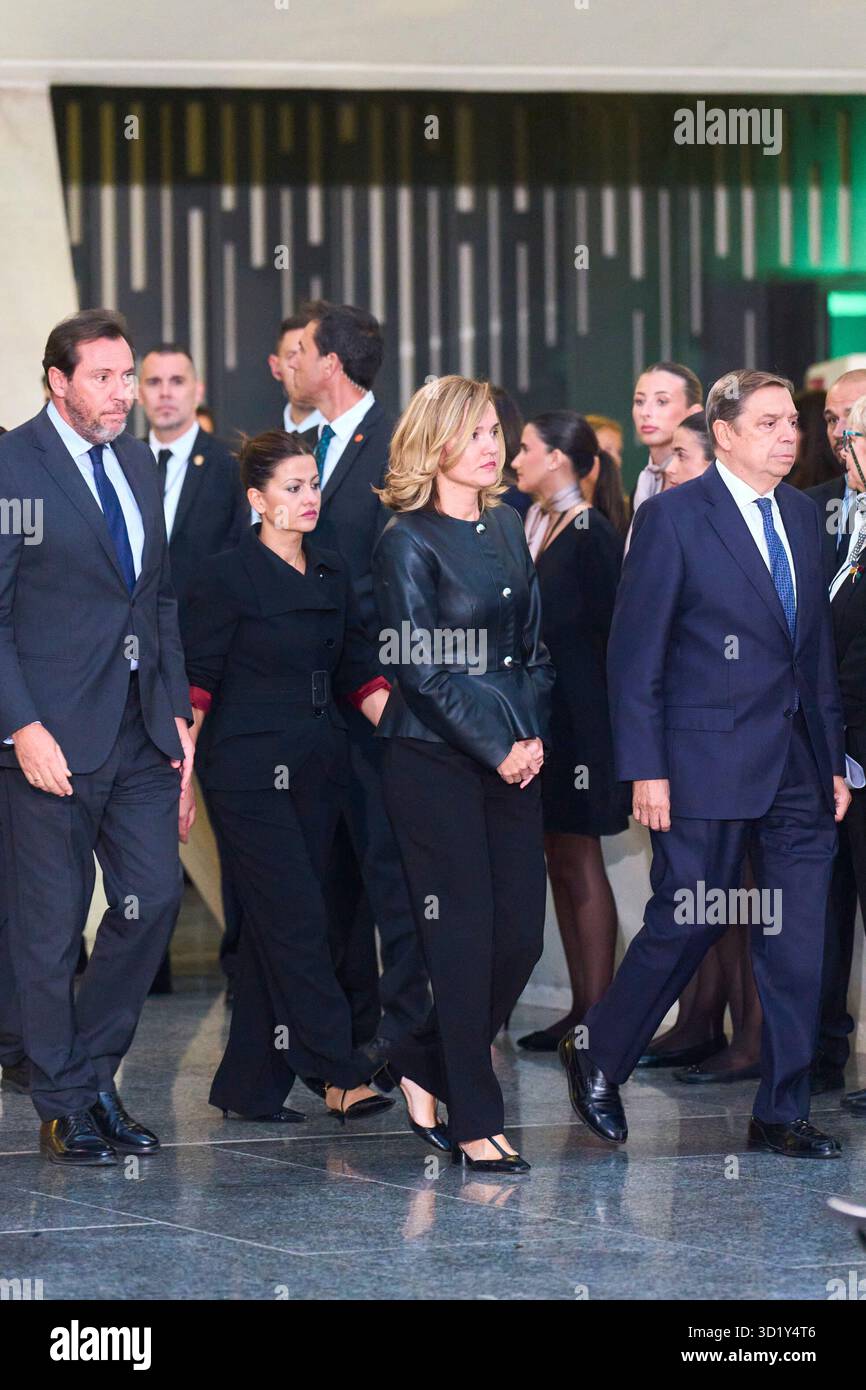 Pilar Alegria attends State funeral to honour the victims of the DANA ...