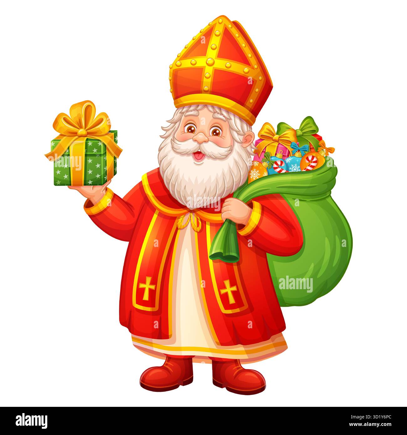 Dutch santa claus st Stock Vector Images - Alamy
