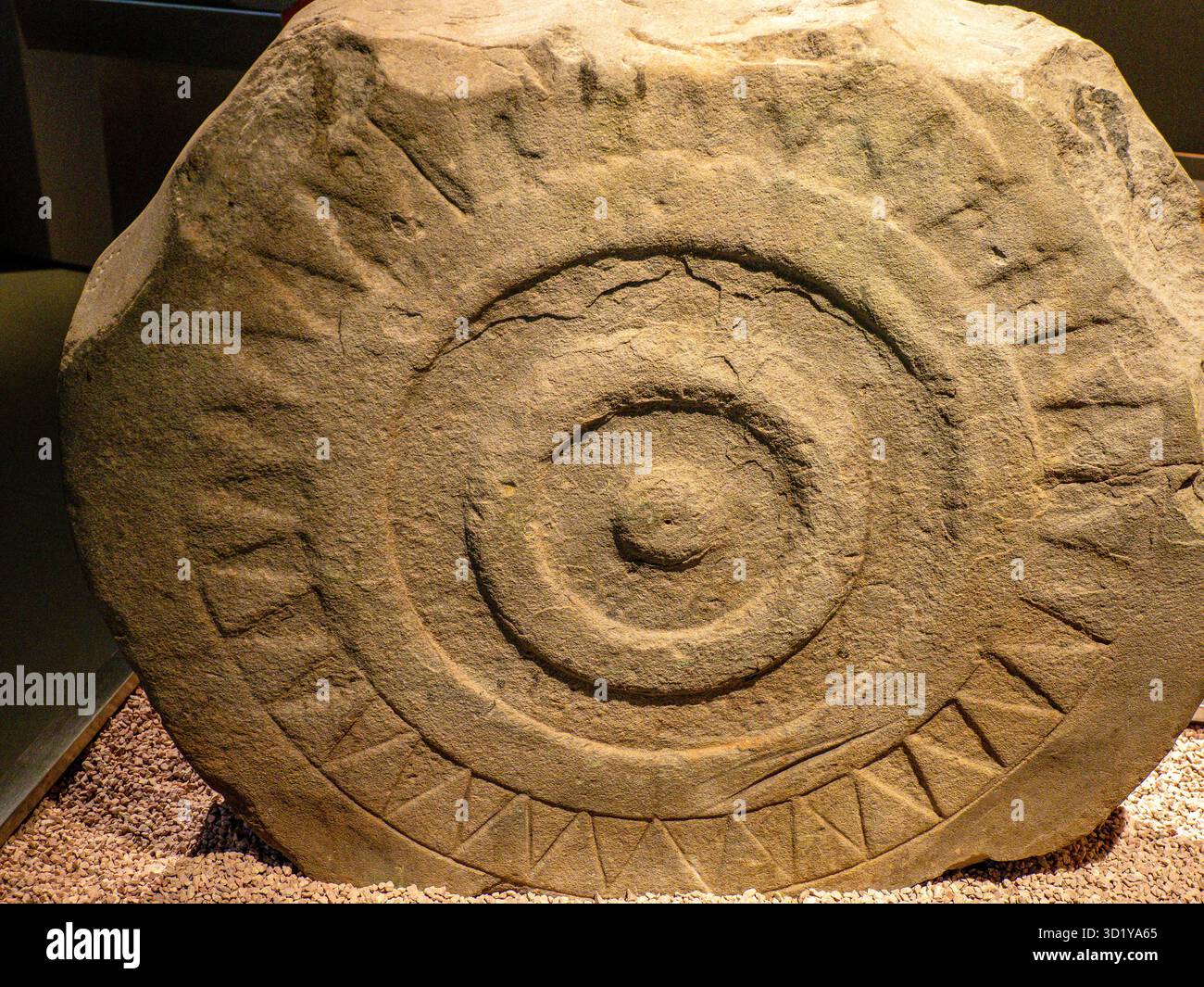 Sandstone stela, I B.C., Larraganena, Gorliz, Arkeologi Museoa, museo ...