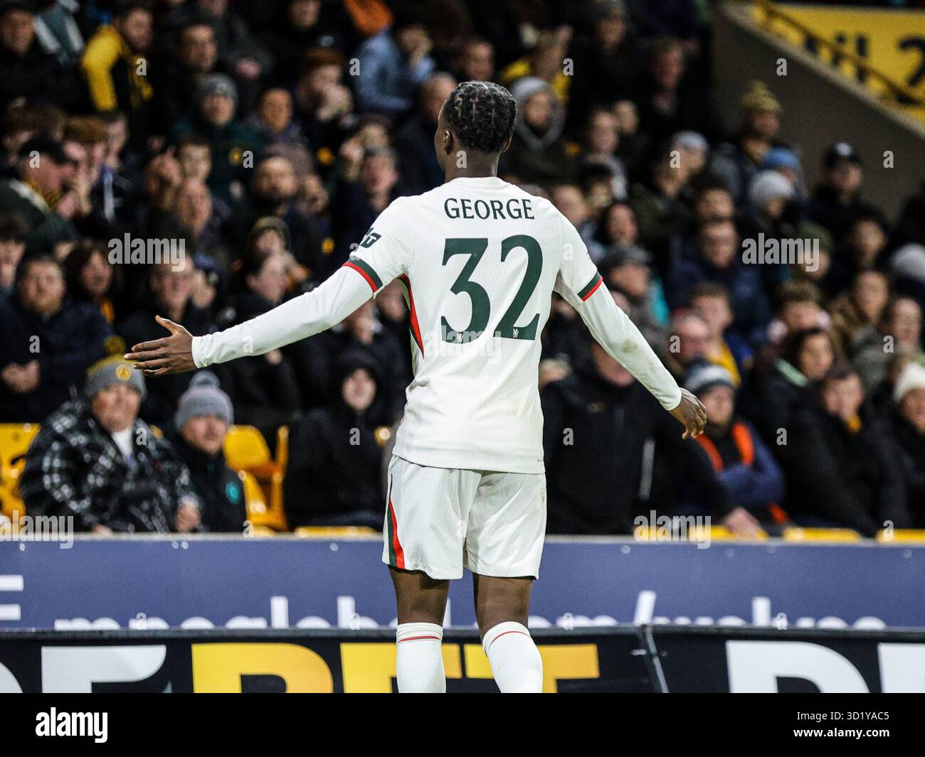 Tyrique George (32 Chelsea) celebrates scoring his goal during the ...