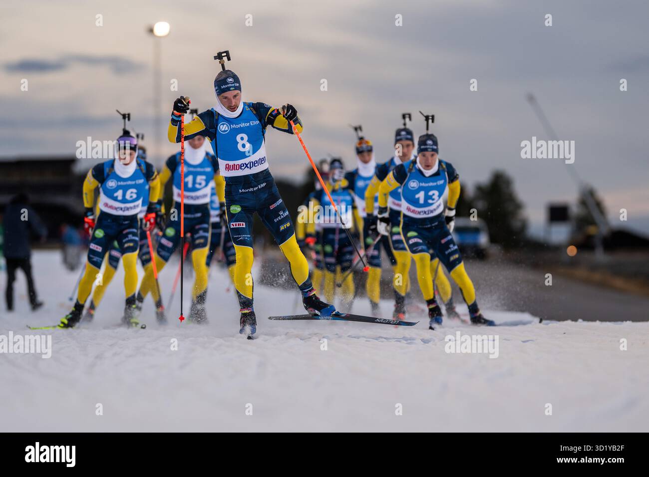 251029 Jesper Nelin during a training session with the Swedish national ...